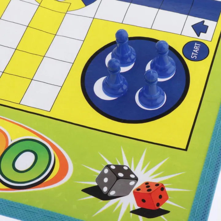 【LuxeGlow】2 Pieces Snake and Ladder Kids Children Portable Flying Chess ...