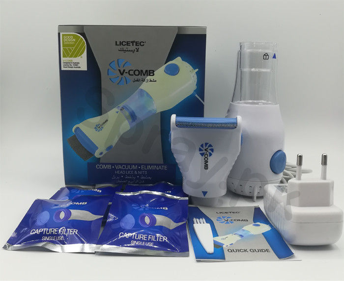 Full Set of Licetec V-Comb Anti Lice and Nits Device Dandruff Treatment ...