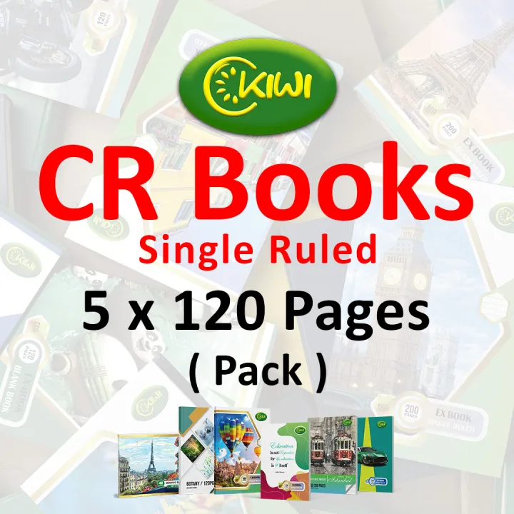 KIWI Single Ruled B5 Books, 120 Pages, Book set (3 Books) | Daraz.lk
