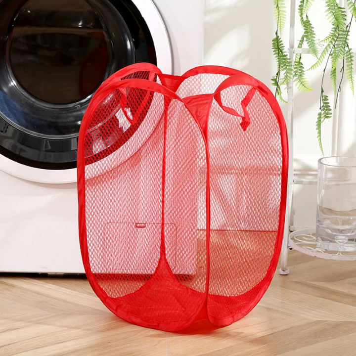 Nylon Mesh Laundry Bag, 20 litter Foldable Easy Storage | Daraz.lk