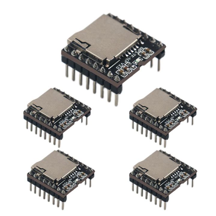 Mini MP3 Player Audio Module MP3 Voice Decode Board DFPlayer with TF ...