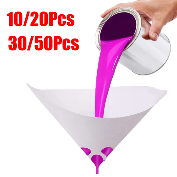 Paint Filter Paper Purifying Straining Cup Funnel 100 Mesh Paint Filte ...