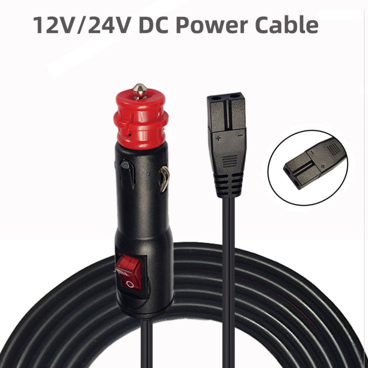 12V Refrigerator DC Power Cord Cable 2 Pin Lead Cable Plug Wire For 12V ...