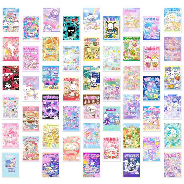 10/50pcs Sanrio Hello Kitty Kuromi Cinnamoroll Poster Kids Girls Diy ...