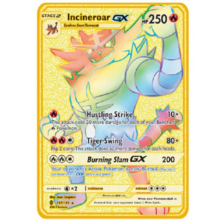 【Serendipity party】Newest Pokemon Charizard Vmax V GX EX Shiny Gold ...