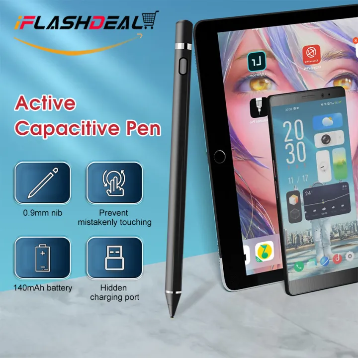 iFlashDeal Active Capacitive Pen Touch Screen Paint Stylus For Writing ...