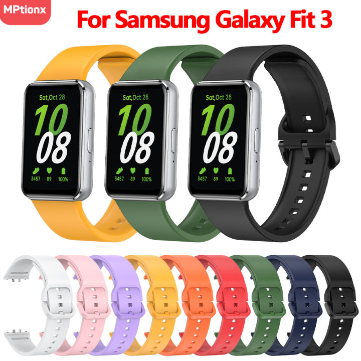 Silicone Strap For Samsung Galaxy Fit 3 Watch Bracelet Replacement ...