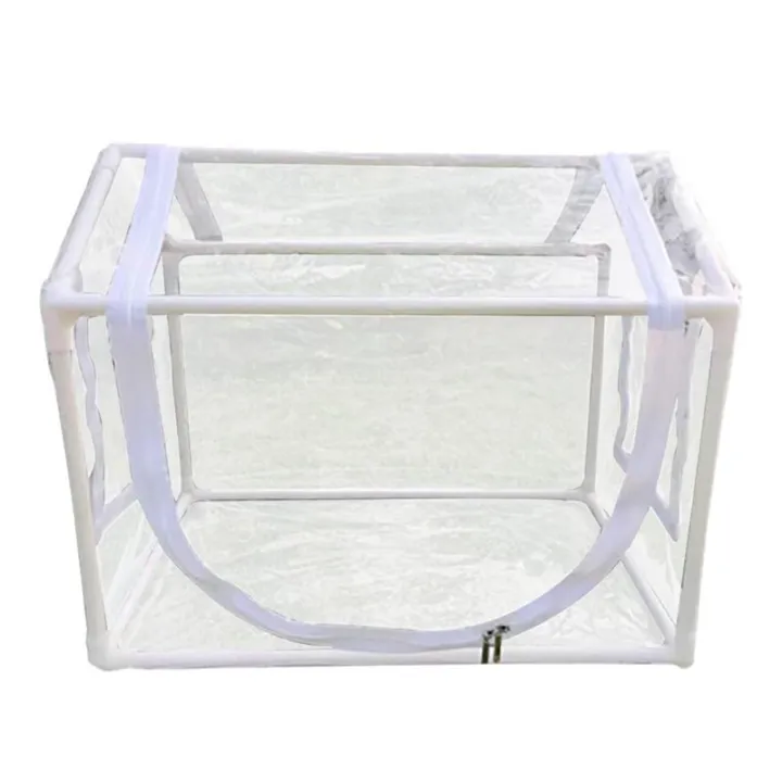 Portable Greenhouse Mini Gardening Rain Cover with Shelves Front Door ...
