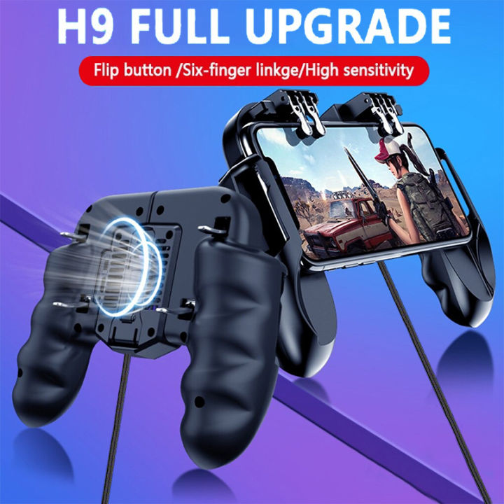 Six Finger with Cooler Cooling Fan PUBG Mobile Free Fire Game ...