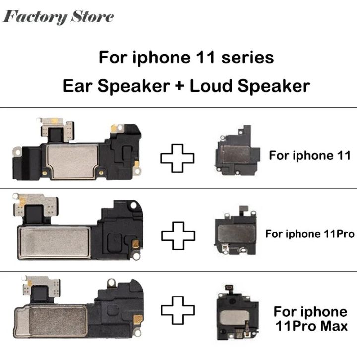 Loudspeaker + Earpiece Speaker For Iphone 11 11Pro 11 Pro Max Lound ...