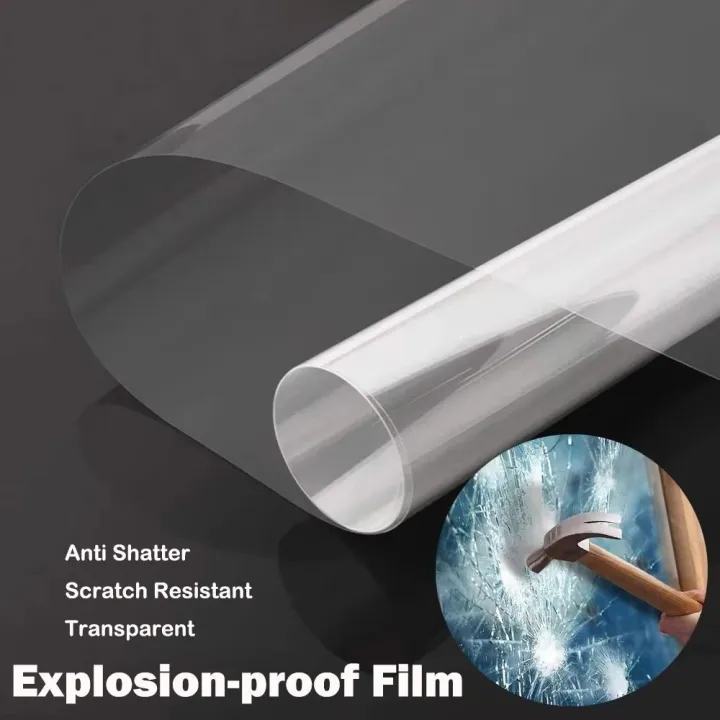 New Clear Glass Explosion-Proof Film Anti Shatter Scratch Resistant ...