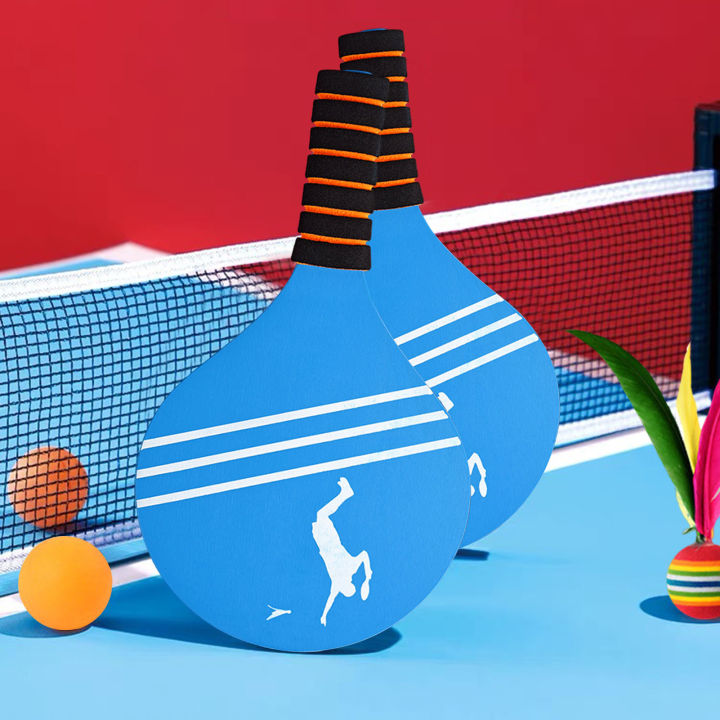 Fun Outdoor Game Premium Wood Beach Badminton Racket Set Fun Outdoor ...