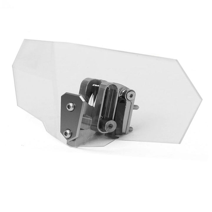 Universal Motorbike Wind Deflector Windscreen Part Clip on Windshield ...