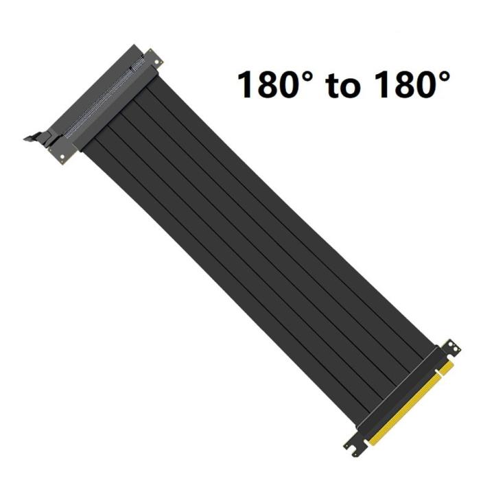 PCIe Riser Cable, 3.0 x16 PCI Express Extension Cable, Flexible High ...