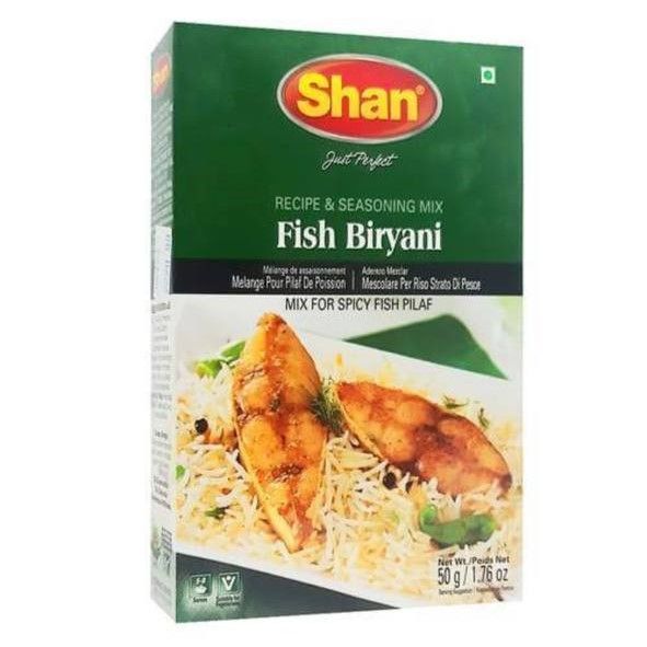 Shan Fish biriyani Powder 50g - 1 Pack | Shan Biriyani Masala ...