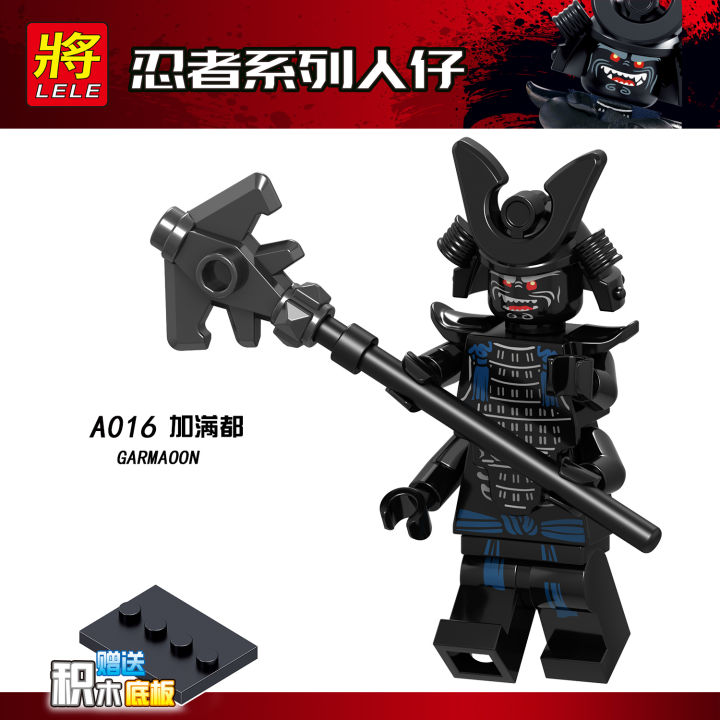 【Popular】Ninjago White Copter General Villain Minifigure Moro Garmadon ...