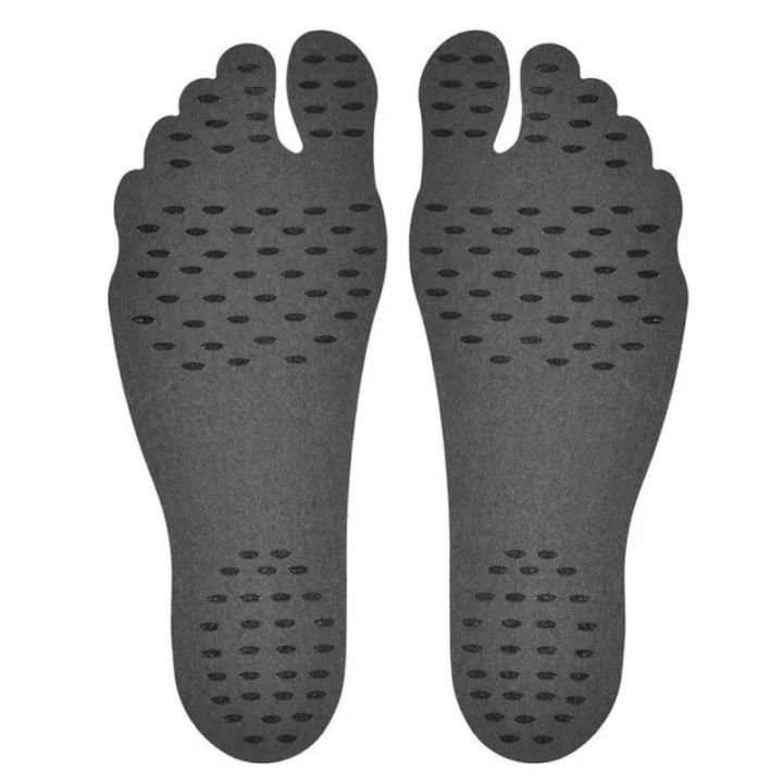 【KuaKe Mall】Sticker Shoes Stick on Soles Pads for Feet sock waterproof ...