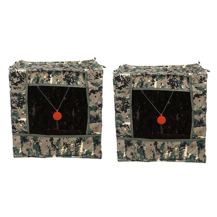 2X Foldable Target Box Aim Practice Tool Sling Recycle Archery Target ...