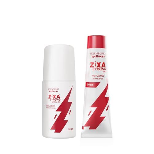 ZIXA Strong Roll On(50g) + Gel(50g+5g) : Rapid Pain Relief for Muscle ...