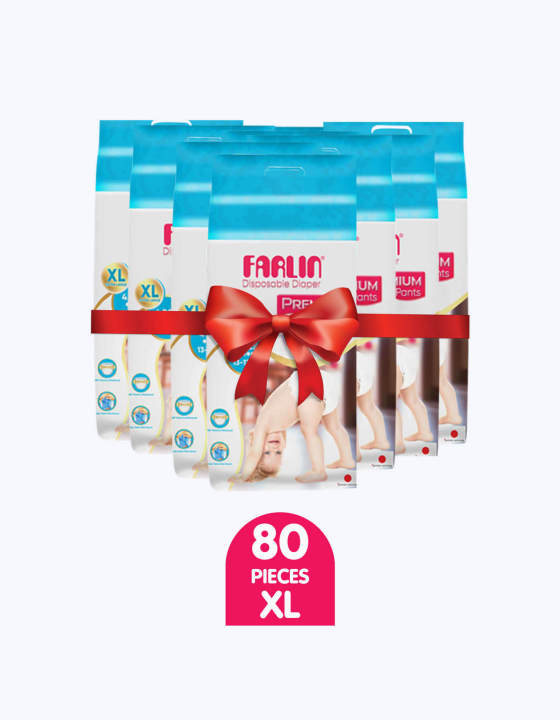 Farlin Disposable Pants XL – 80 Pieces 13+ kg | Daraz.lk