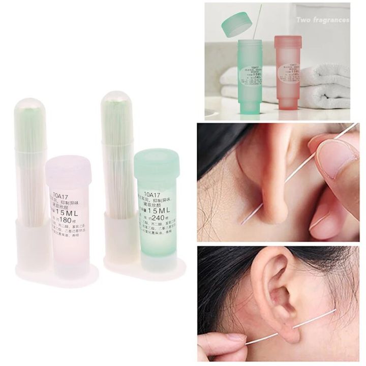 Disposable Earrings Hole Cleaner Pierced Ear Cleaning Set Floss Ear ...