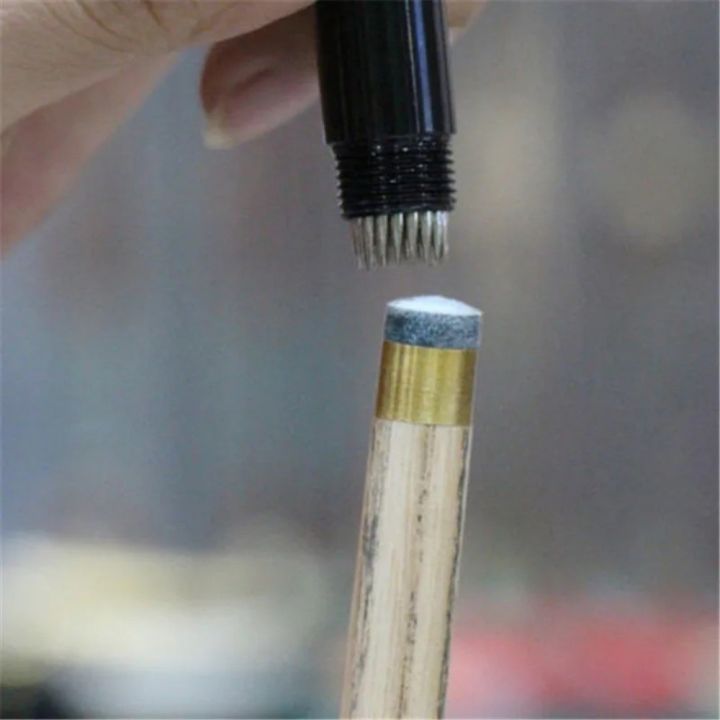 Multifunction Billiard Cue Tip Stick Shaper Sanding 3-in- Pool Cue Tips ...