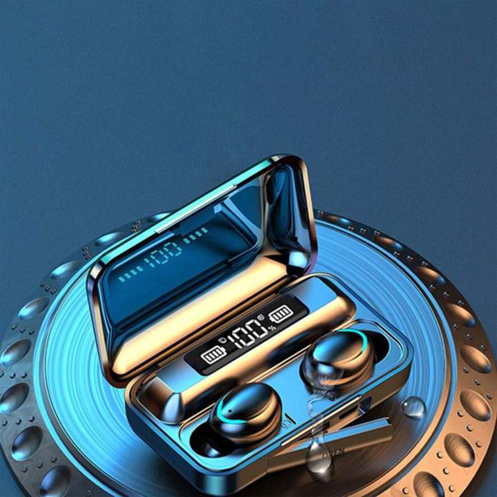 F9 TWS Wireless Earphones Stereo 5.0 Bluetooth Headphones In-Ear ...