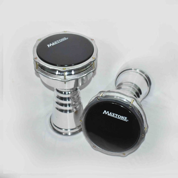 8 Inch maxtone Aluminium Darbuka 1 Years Warranty - Tunable All-Weather ...