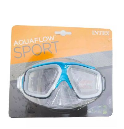 Aqua Flow Intex Surf Rider Masks, Surf Rider Swim Mask Blue & Grey ...