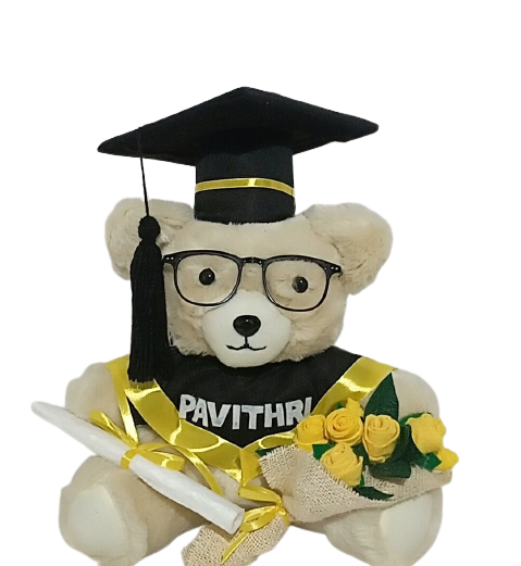 Graduation Teddy Bear, Personalized Graduation Teddy bear. | Daraz.lk