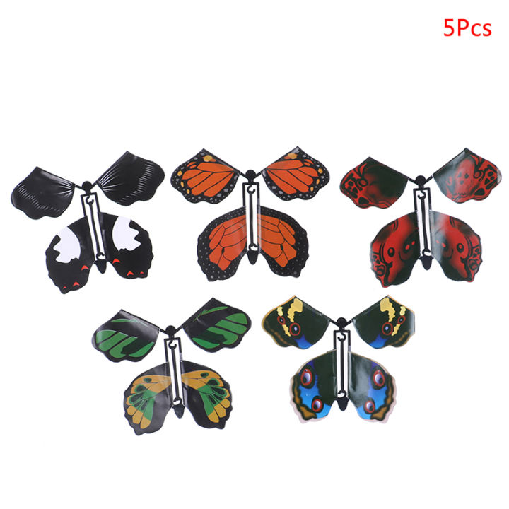 5Pcs Magic Flying Out Butterfly Surprise Magic Props Mystical Trick ...