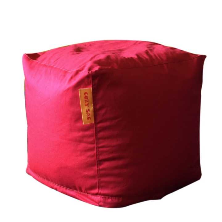 Cotton Twill Cube Bean Bag | Daraz.lk