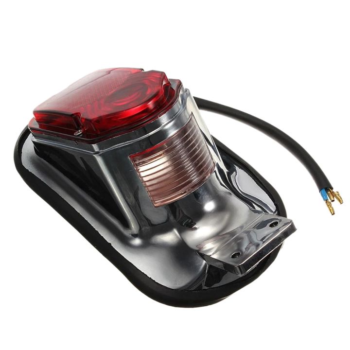 Ktteay Universal Motorcycle Tail Light Bulb Mount Plate Turn Signal ...