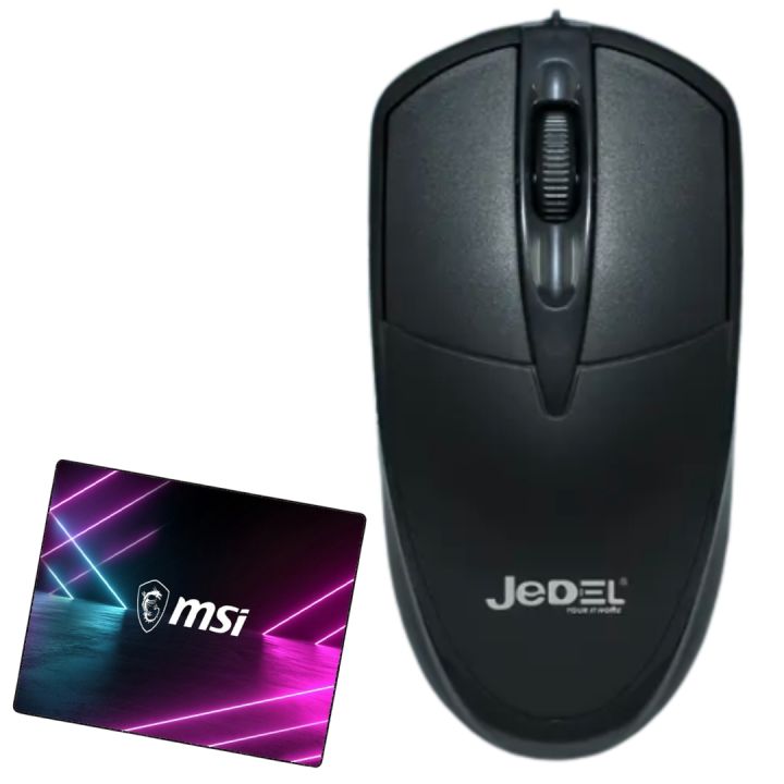 Jedel Wired USB Computer Mouse For Office, Business, Home Use, Desktops ...