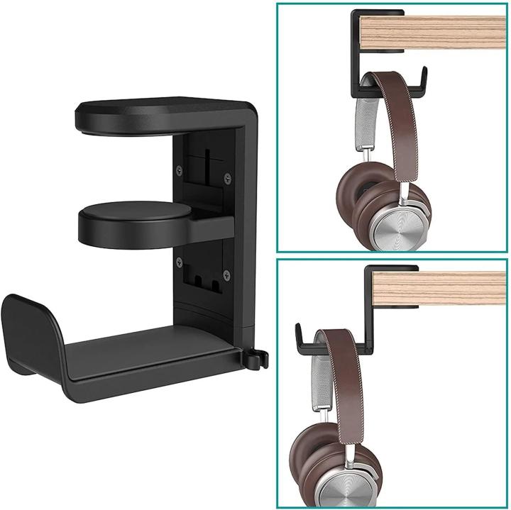3-in-1 PC Gaming Headphone Controller Holder - Headphones Hanger w ...