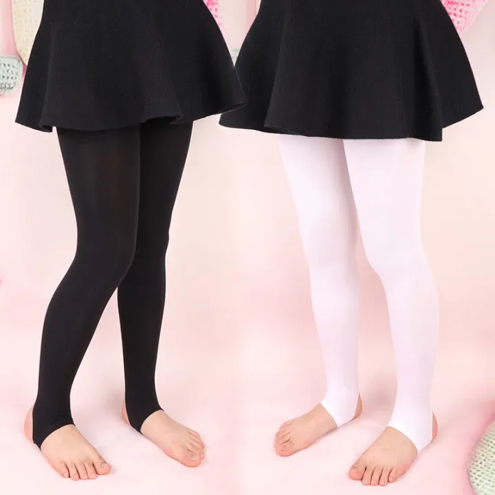 Girl Pantyhose Children Baby Thin Fashion Velvet Leggings Step Foot ...
