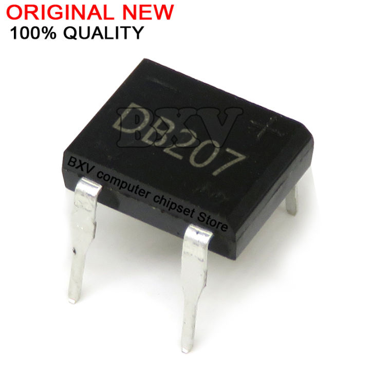 10PCS DB207 DIP-4 Bridge Rectifiers 1000V 2A DB104 DB157 DB107 DB207S ...