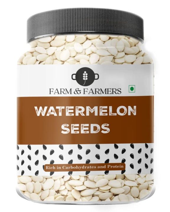 Farm & Farmers Raw Watermelon Seeds 500gm - Natural Watermelon Seeds ...