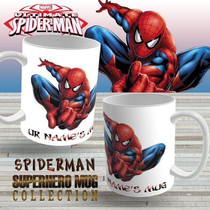 Spiderman Marvel SUPERHERO collection personalized mug cup for birthday ...