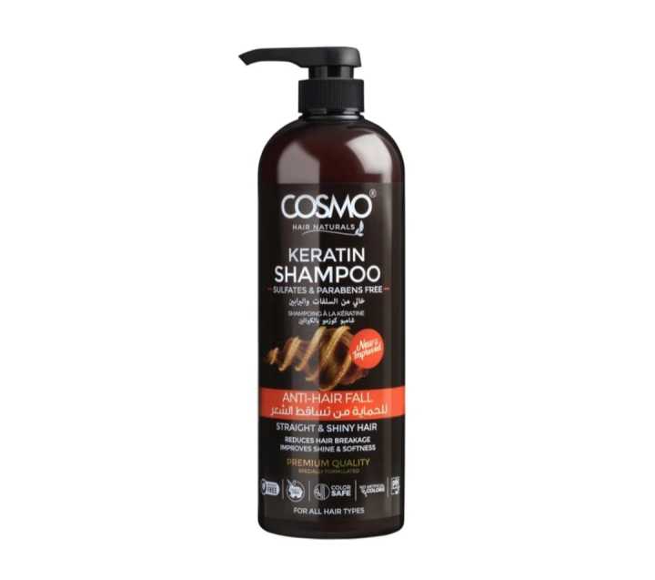 COSMO Hair Naturals Keratin All Hair Shampoo and Conditioner 480ml ...
