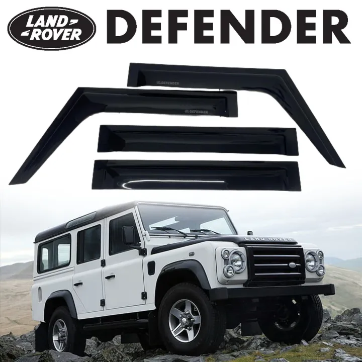 Land Rover Defender 110 Door Visor Set of 4Pcs ( Fit For All Model ...