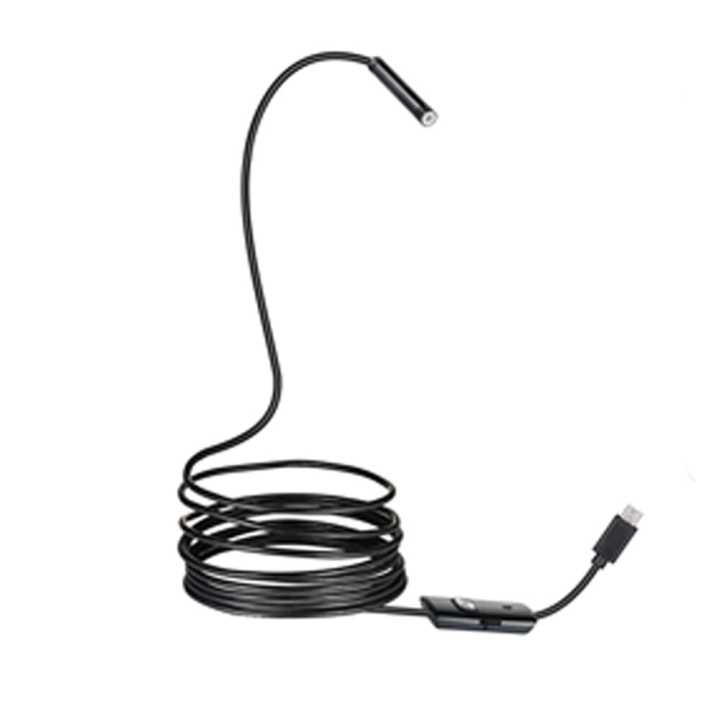 USB Android and PC 7mm Soft Tube Endoscope Wire Pinhole Camera – 2m ...