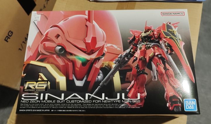 Bandai GUNPLA Modular Toy RG 1/144 Shin Anshu | Daraz.lk