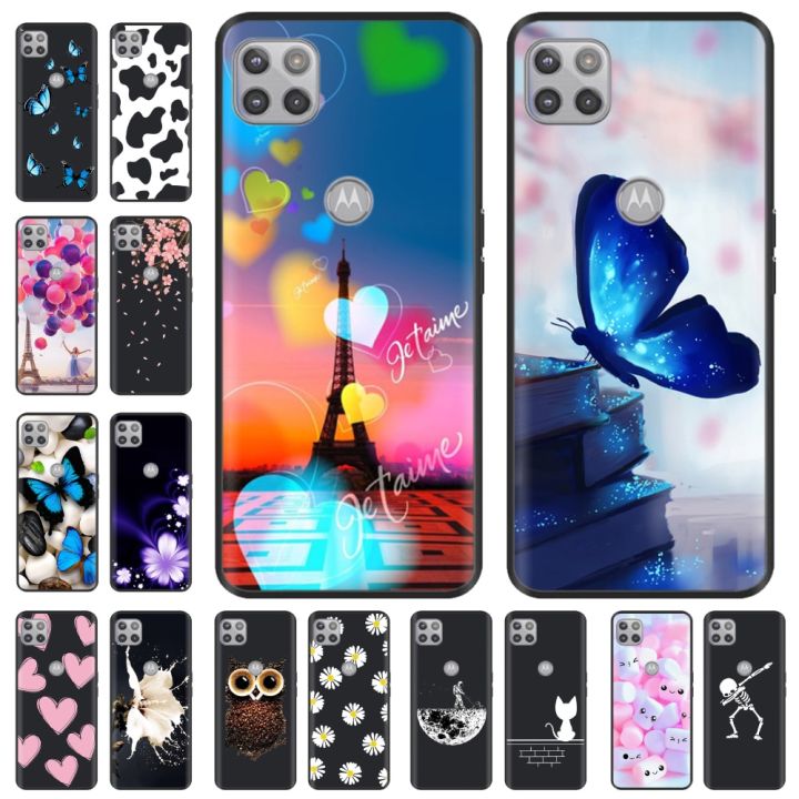 Case For Moto G 5G / G5G Plus Case Soft TPU Black Silicone Phone Cover ...