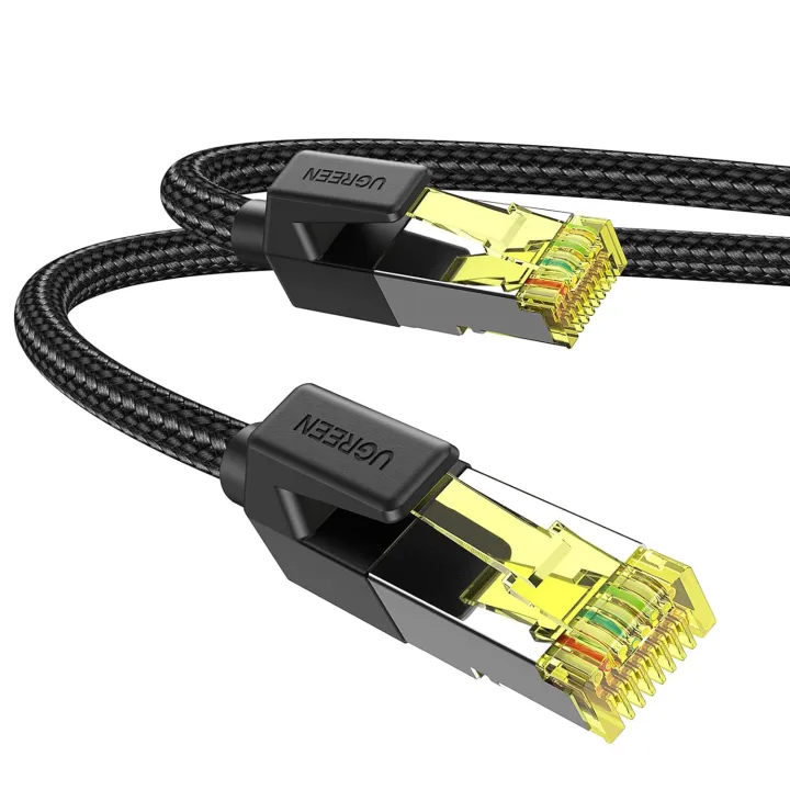 UGREEN Cat 7 Ethernet Cable 15M High Speed Braided Internet Cord Cat7 ...
