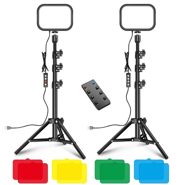 APEXEL APL-FL19 2-Pack USB LED Video Light Photography Fill Light ...