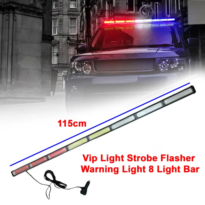 Hot Sale VIP Light Strobe Flasher Warning Light 8 Light Bar | Daraz.lk