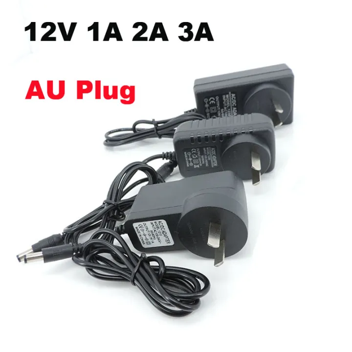 AU Plug AC 220V to Transformer DC 12V 1A 2A 3A 2000ma 3000ma Power ...