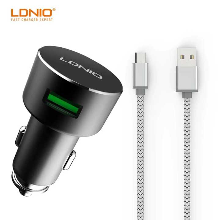 EMY 2 Port Car Charger & Micro Cable | Daraz.lk