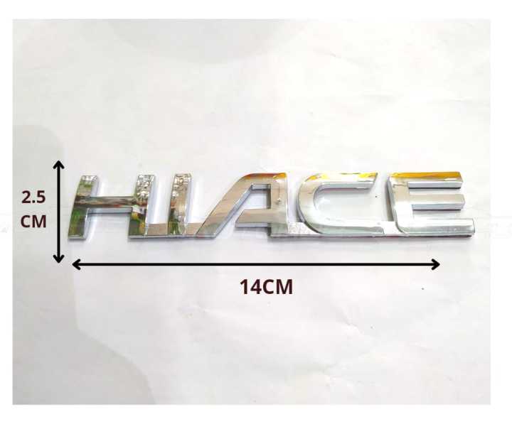 Hiace Car badge for Toyota Hiace | Daraz.lk
